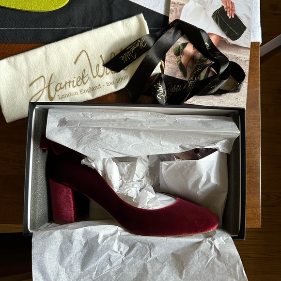 Harriet Wilde | Shoes | Harriet Wilde Hetty Mid Bordo Heels | Poshmark